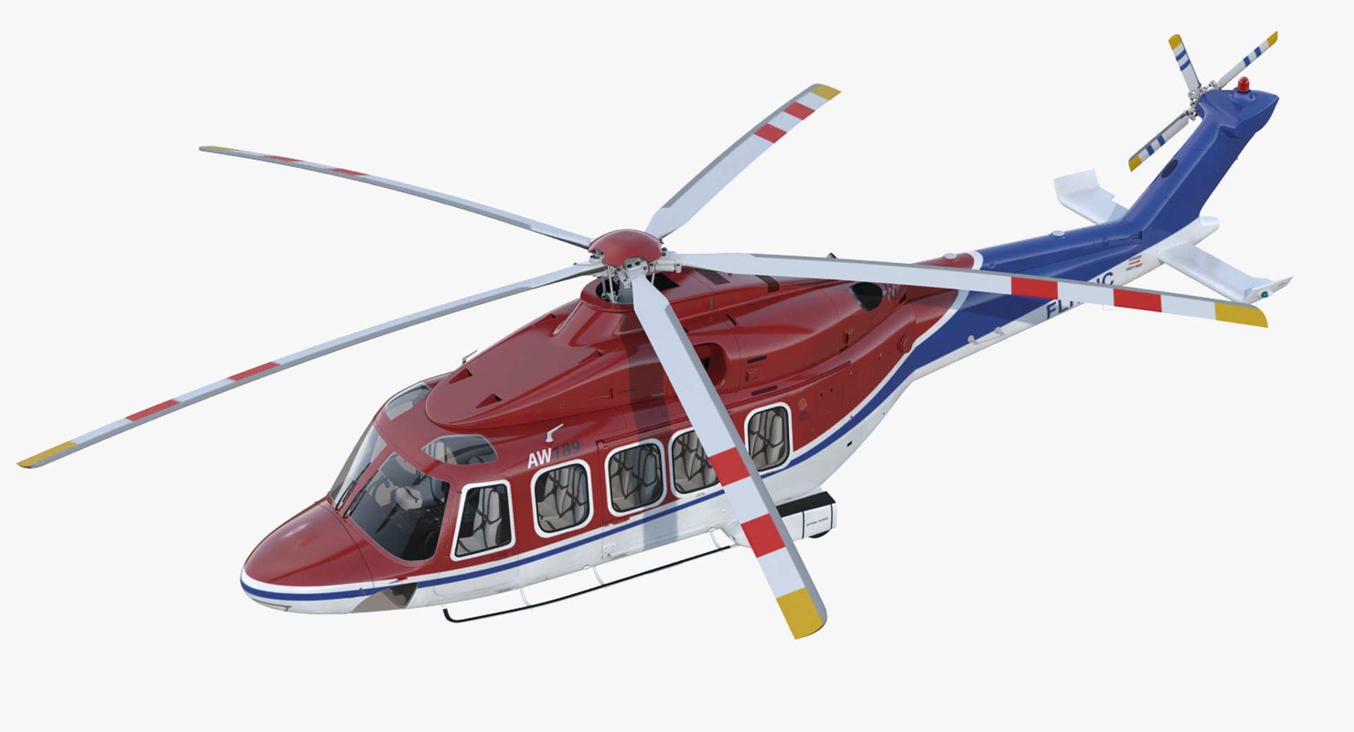 Agusta westland aw189 rigged 3D model - TurboSquid 1222959