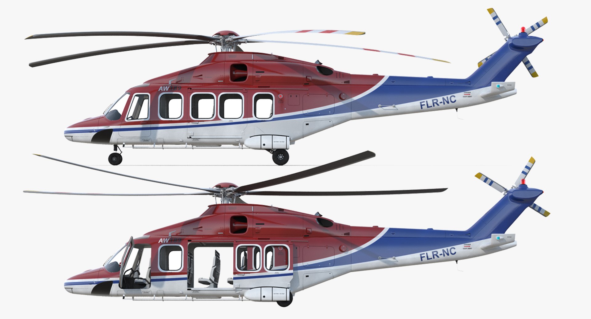 Agusta westland aw189 rigged 3D model - TurboSquid 1222959