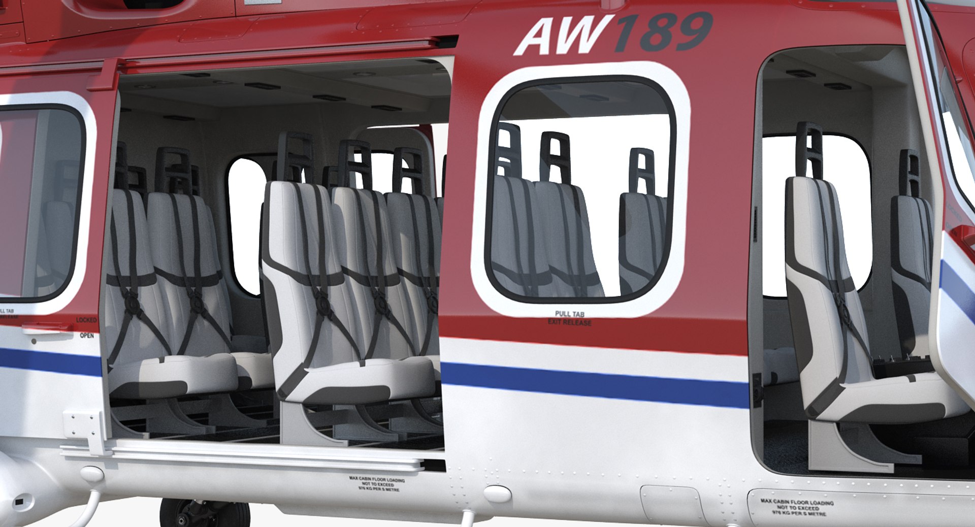 Agusta westland aw189 rigged 3D model - TurboSquid 1222959