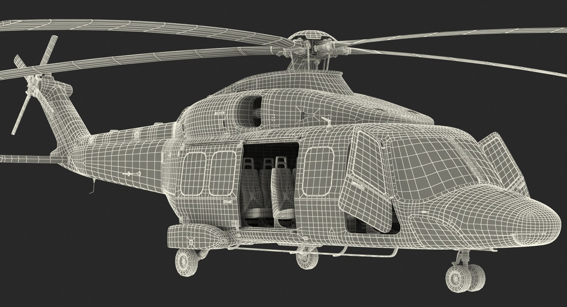 Agusta westland aw189 rigged 3D model - TurboSquid 1222959