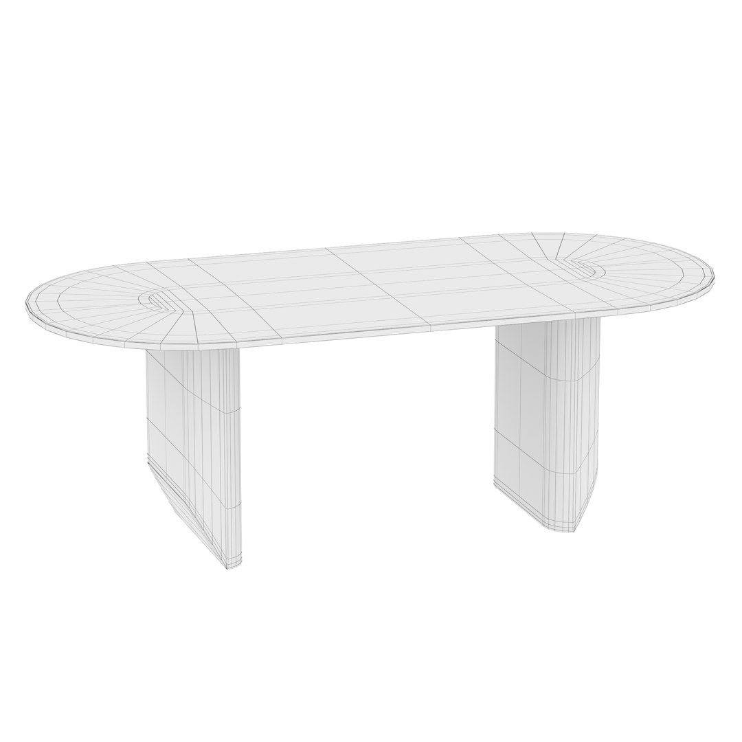 Ruby Table 3d Turbosquid 2069646 