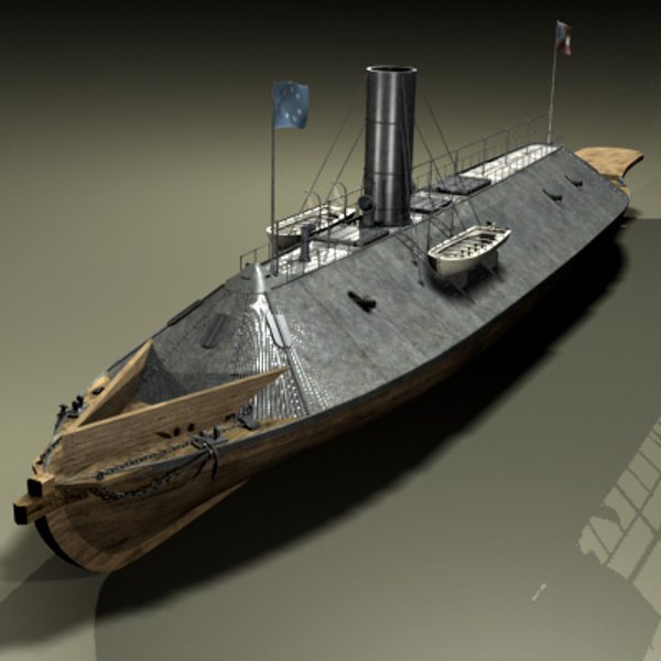 3d ironclads civil war model