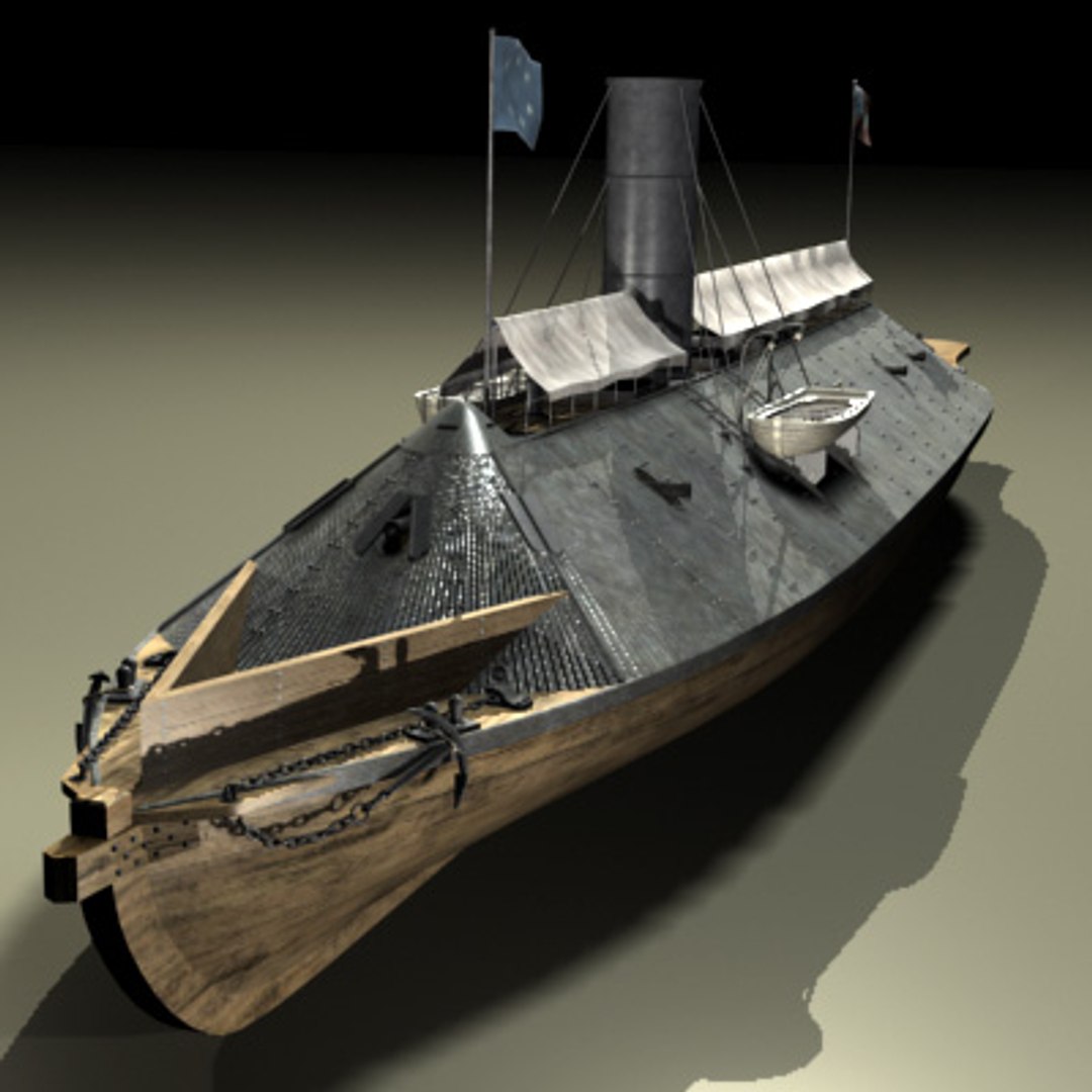 3d Ironclads Civil War Model