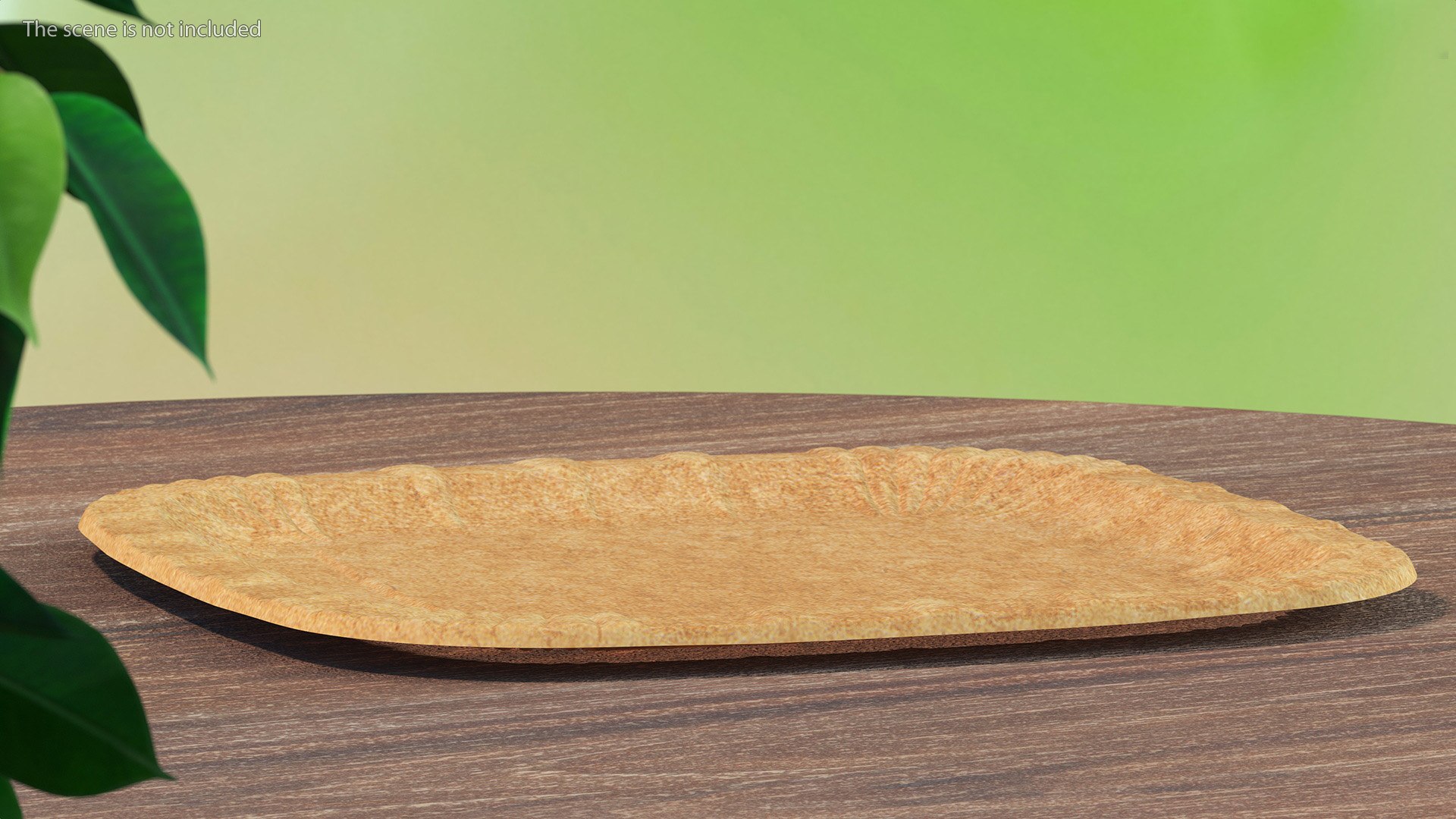 3D Brown Square Paper Plate - TurboSquid 2086198