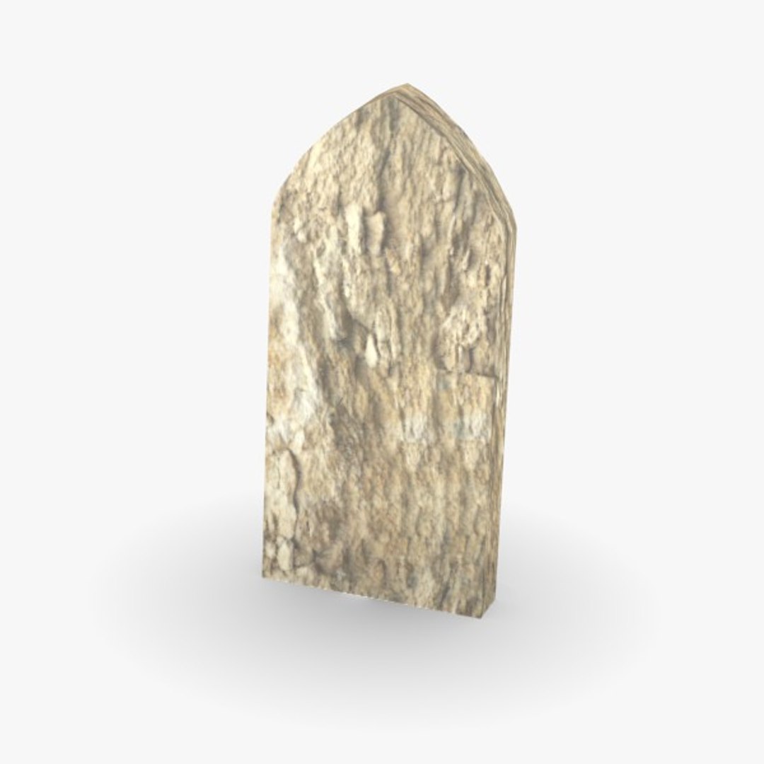 3d gravestone model