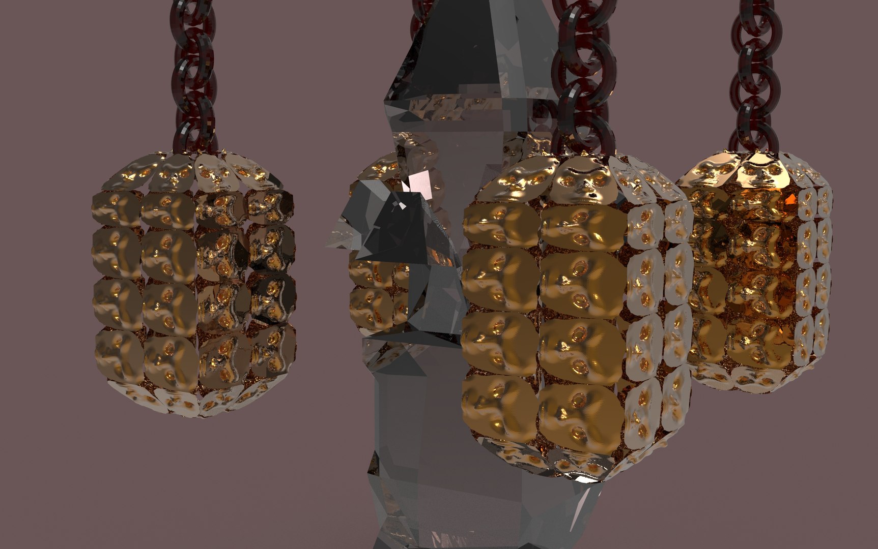 3D Model Mystical Pillar With Faces - TurboSquid 1948243