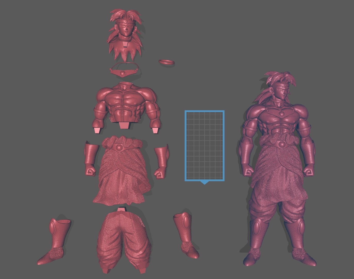 3D BROLY CLASSIC - TurboSquid 2197269