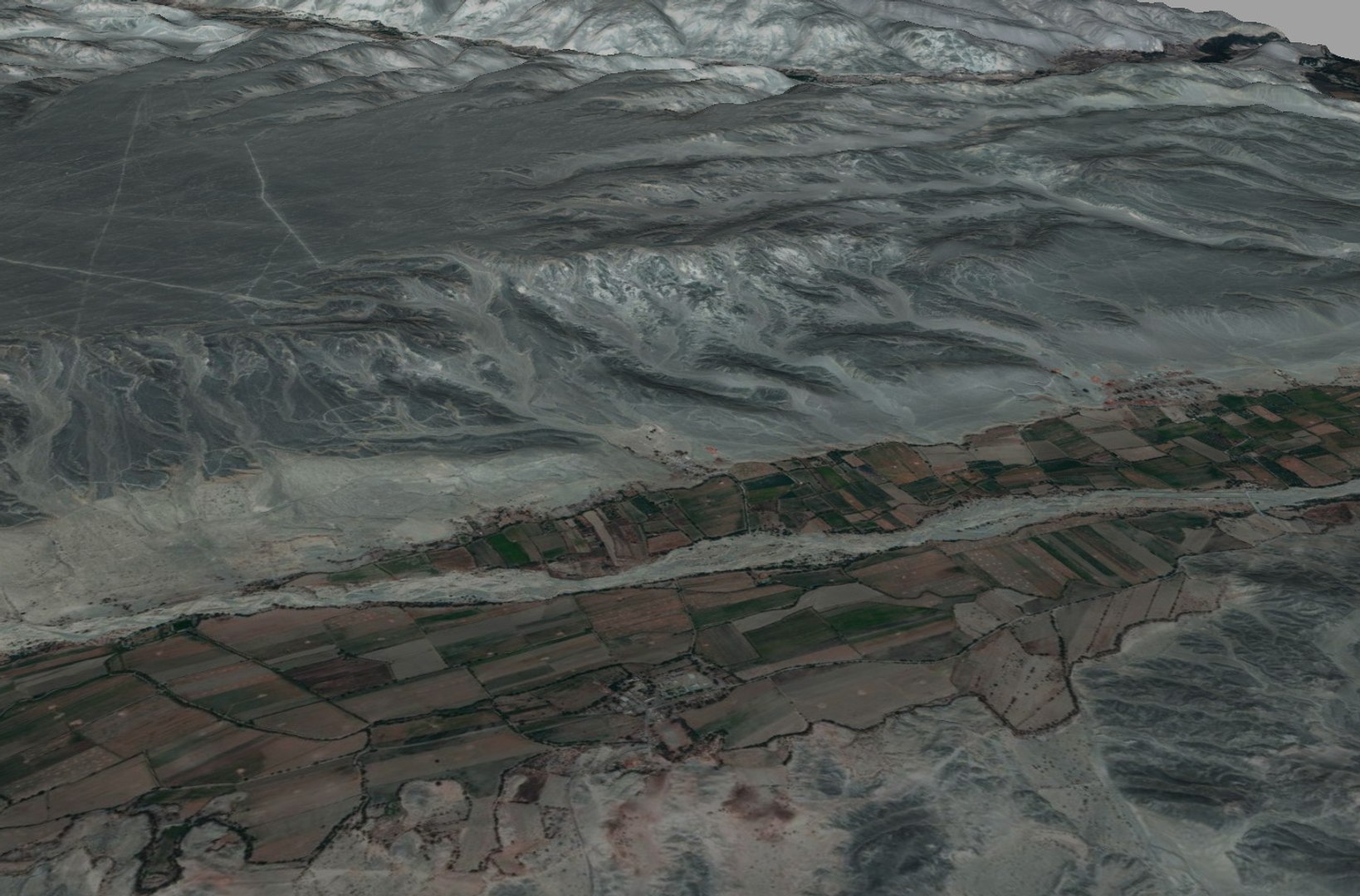 3d Model Mesh Nazca Valley