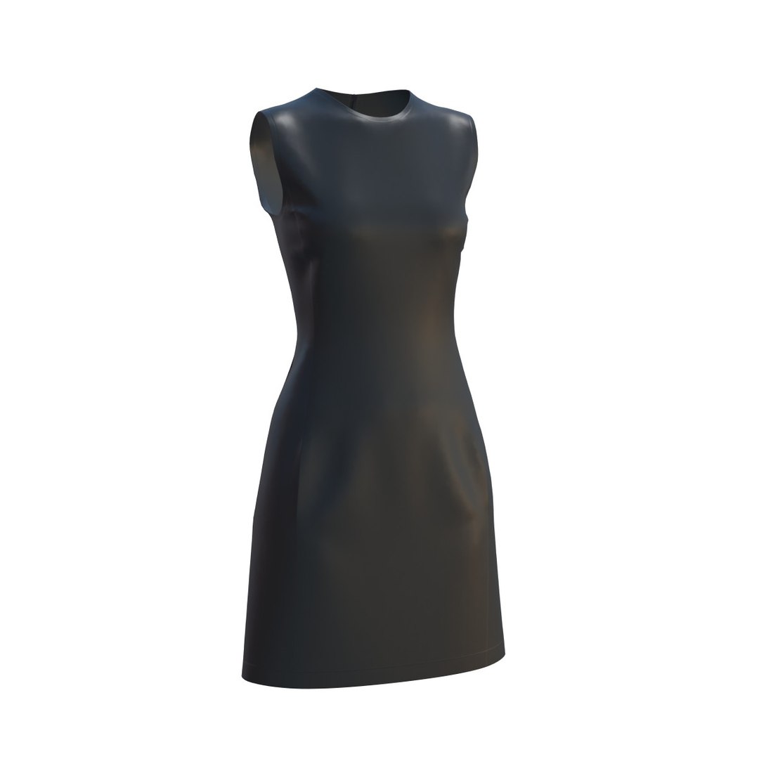 3D Model Sheath Dress 3D Model Low Poly - TurboSquid 2285039