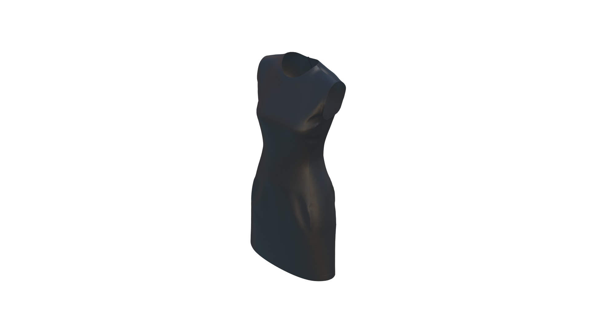 3D Model Sheath Dress 3D Model Low Poly - TurboSquid 2285039