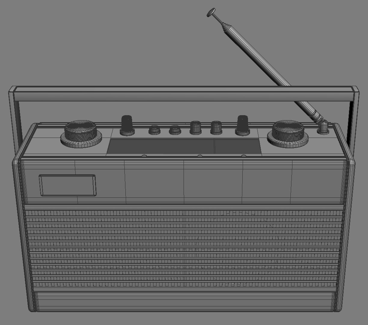 Radio Roberts R606 3d Max