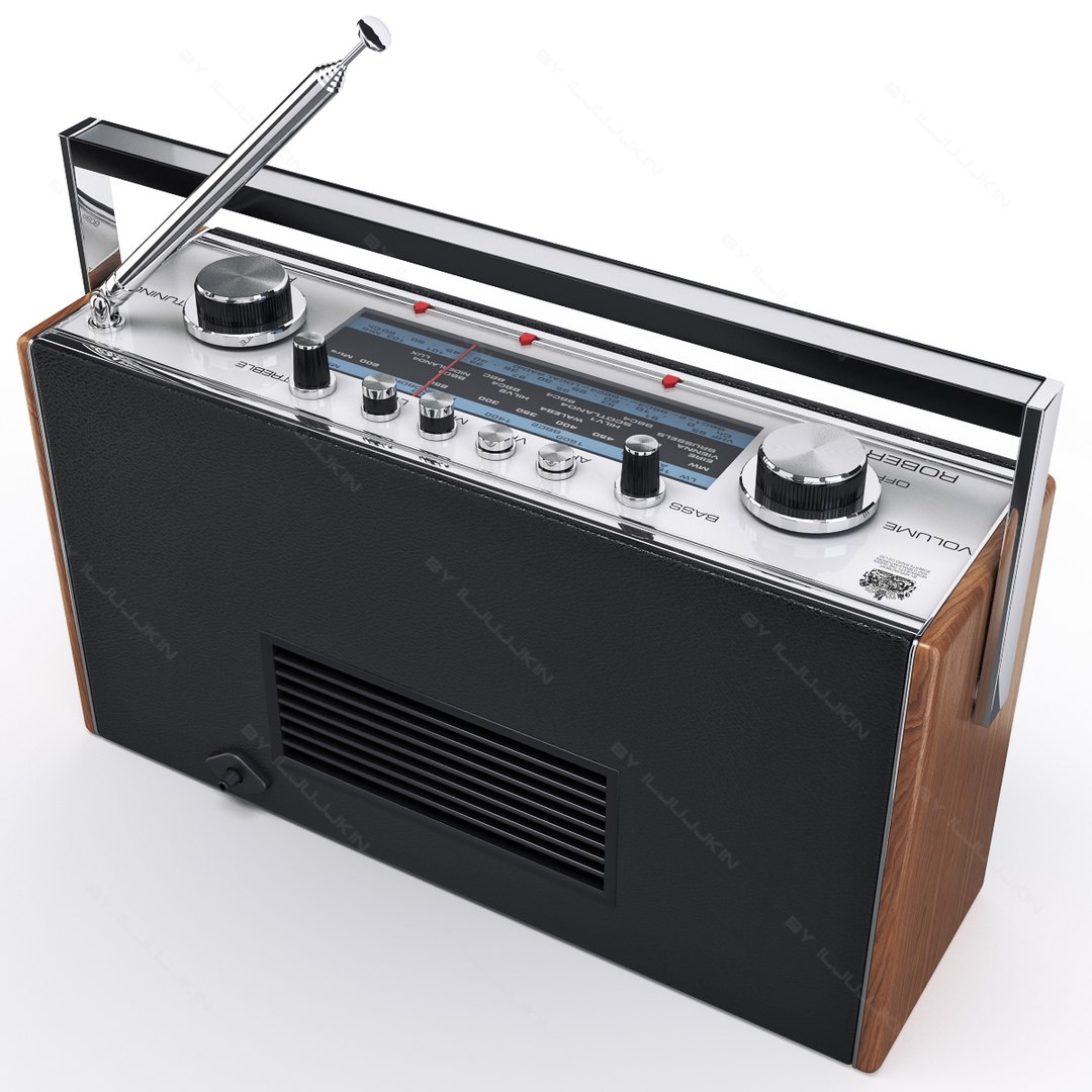 Radio Roberts R606 3d Max