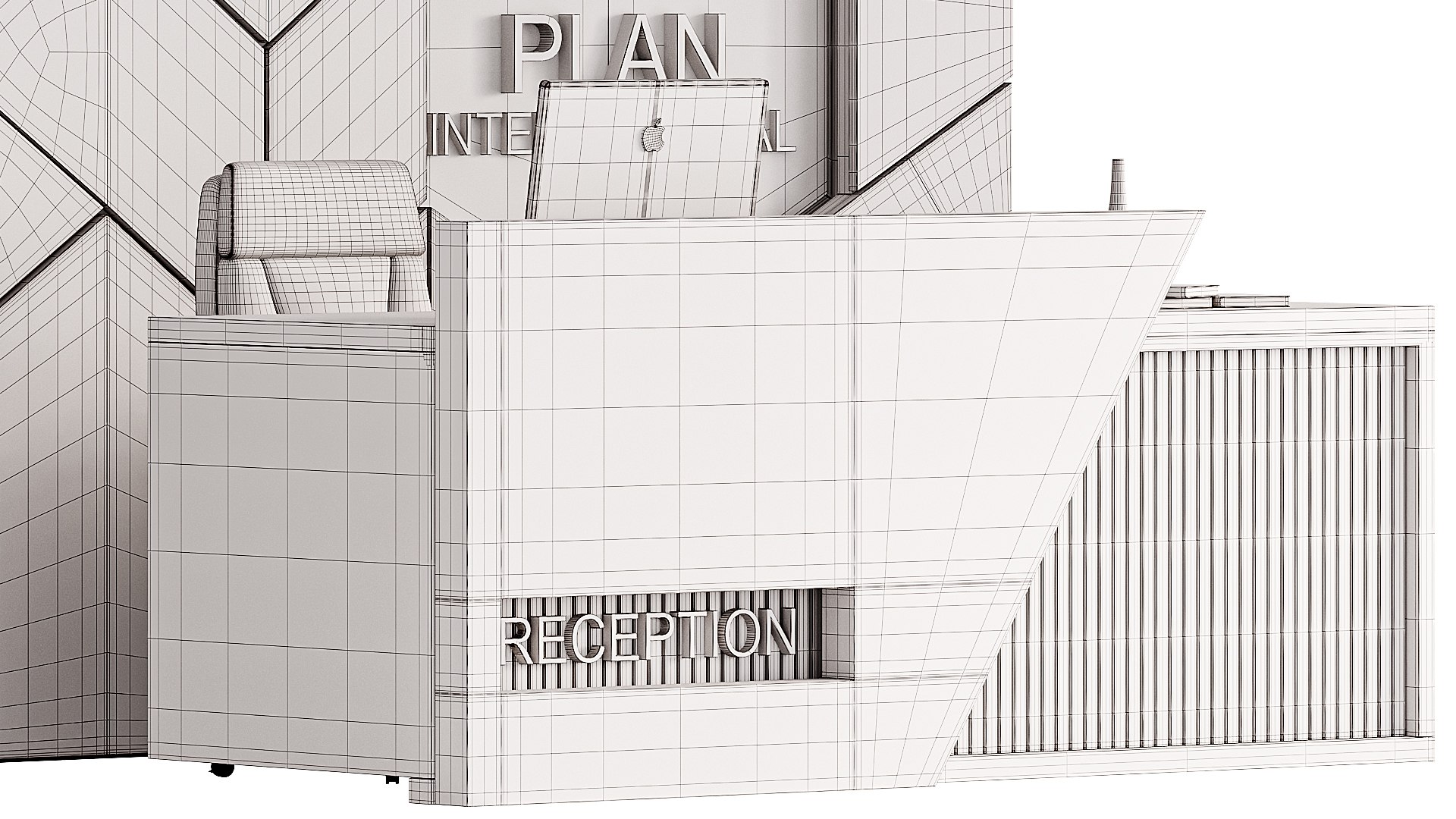 Contemporary Reception 13 3D Model - TurboSquid 2246000