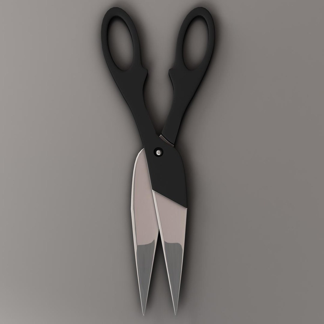 3d scissors model