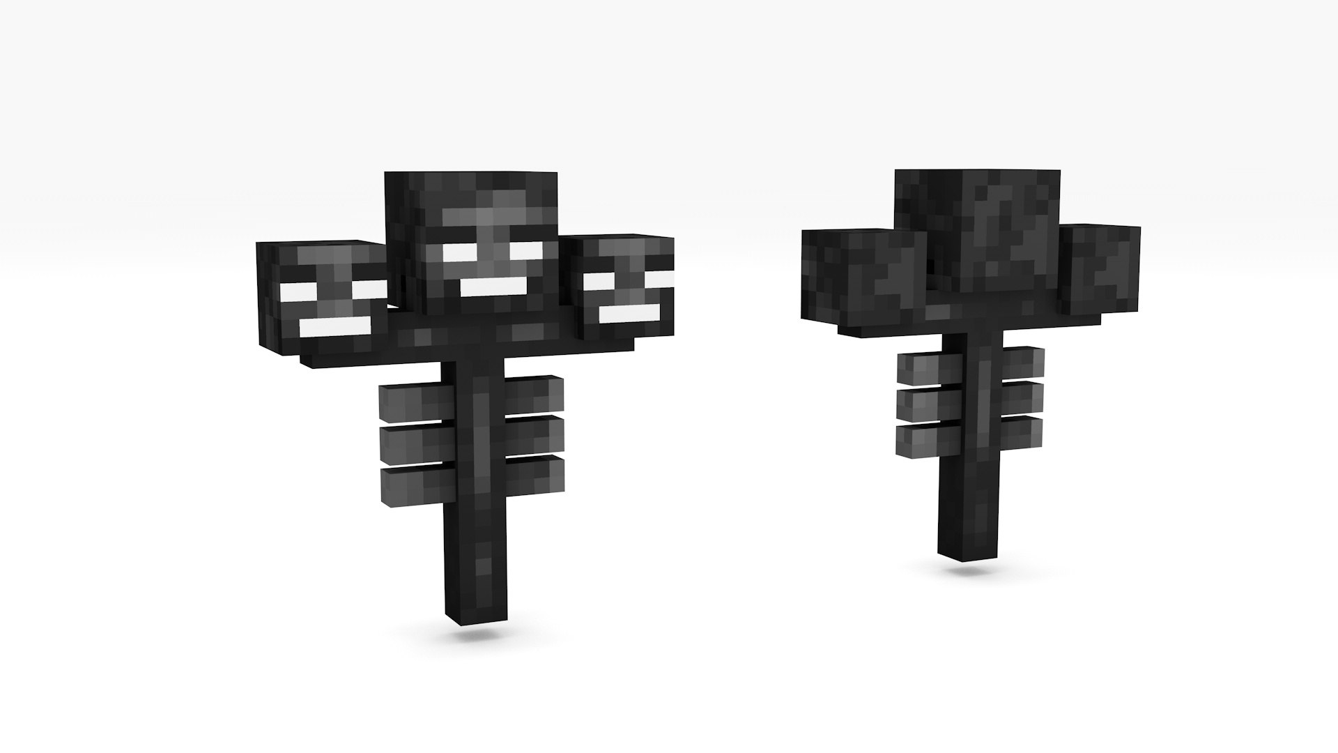 Wither Minecraft 3D Model - TurboSquid 2364748