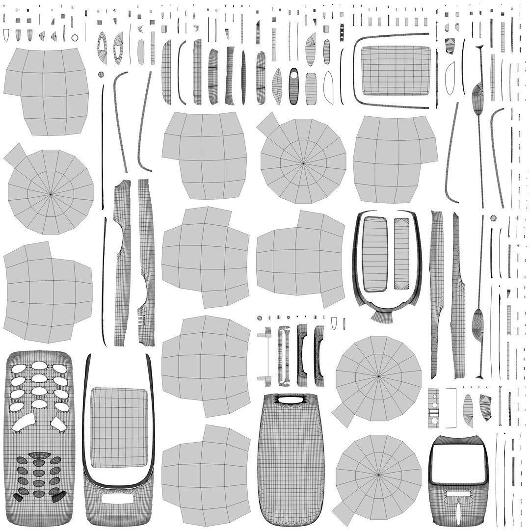 NOKIA 3310 With PBR Materials 3D Model - TurboSquid 1880314
