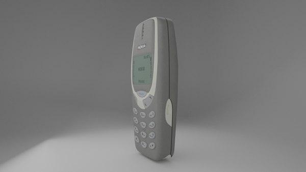 modelo 3d NOKIA 3310 con materiales PBR - TurboSquid 1880314