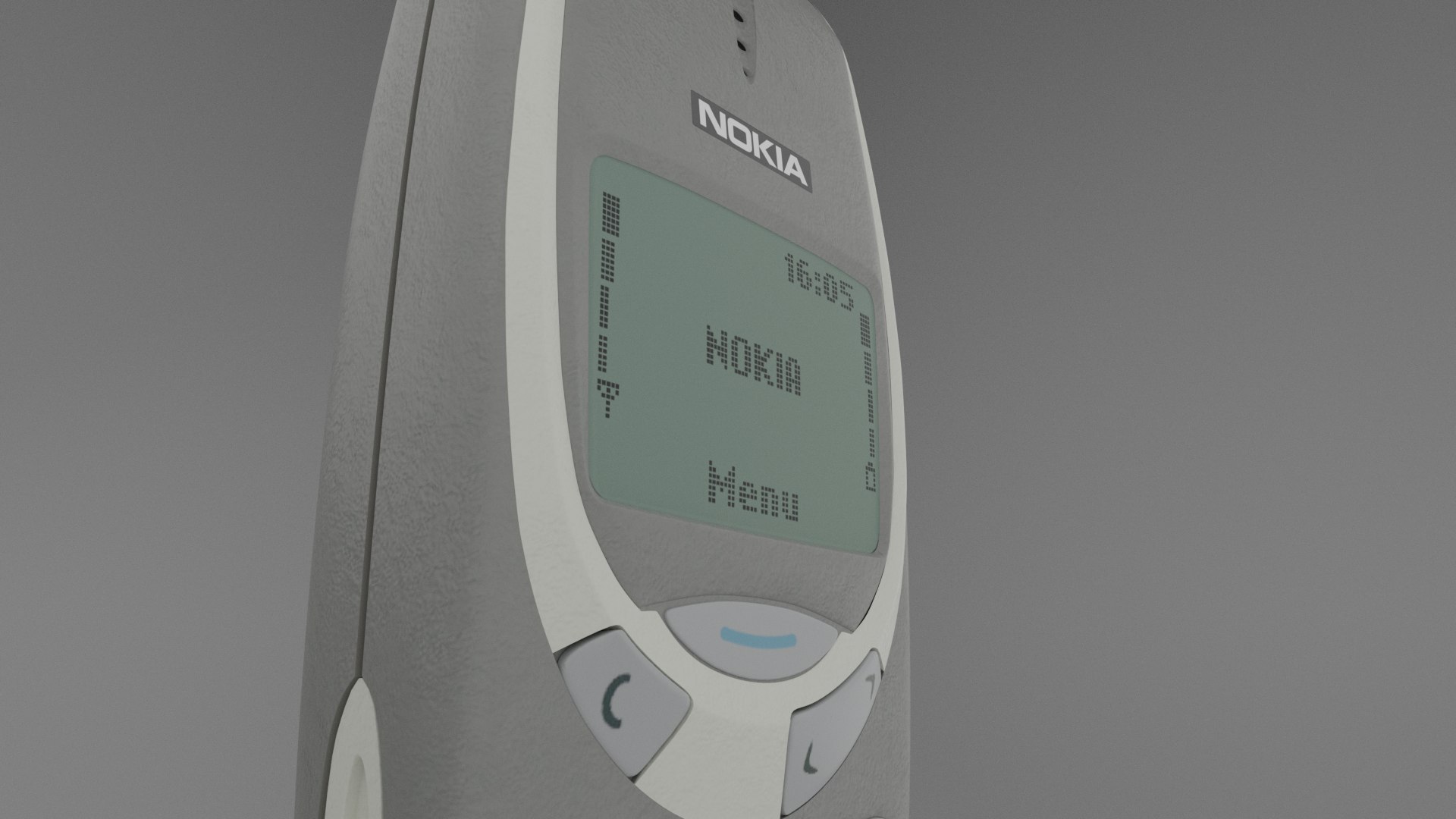 NOKIA 3310 With PBR Materials 3D Model - TurboSquid 1880314