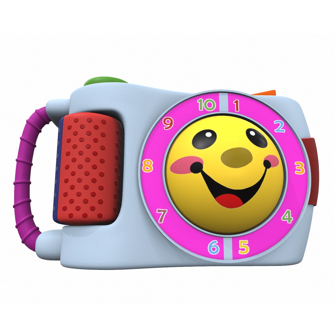Plastic baby toy musical camera 3D model - TurboSquid 2109000