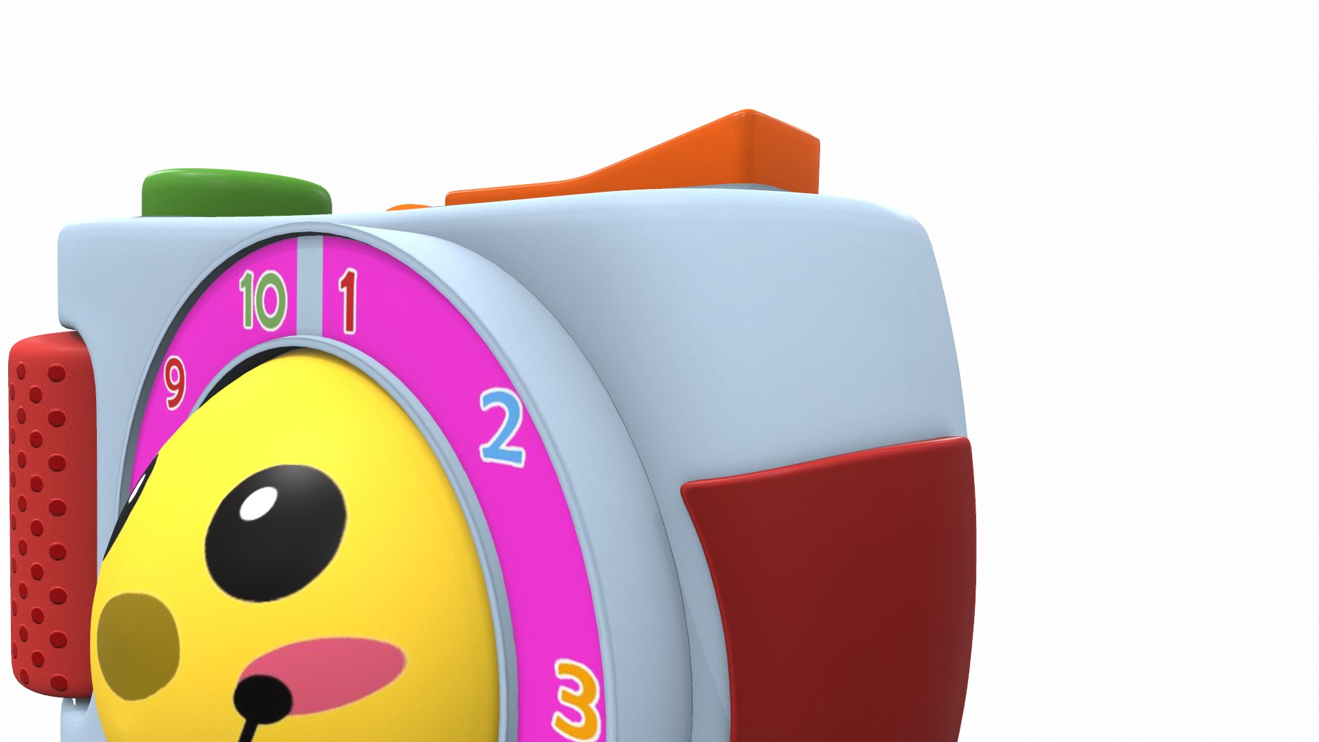 Plastic baby toy musical camera 3D model - TurboSquid 2109000