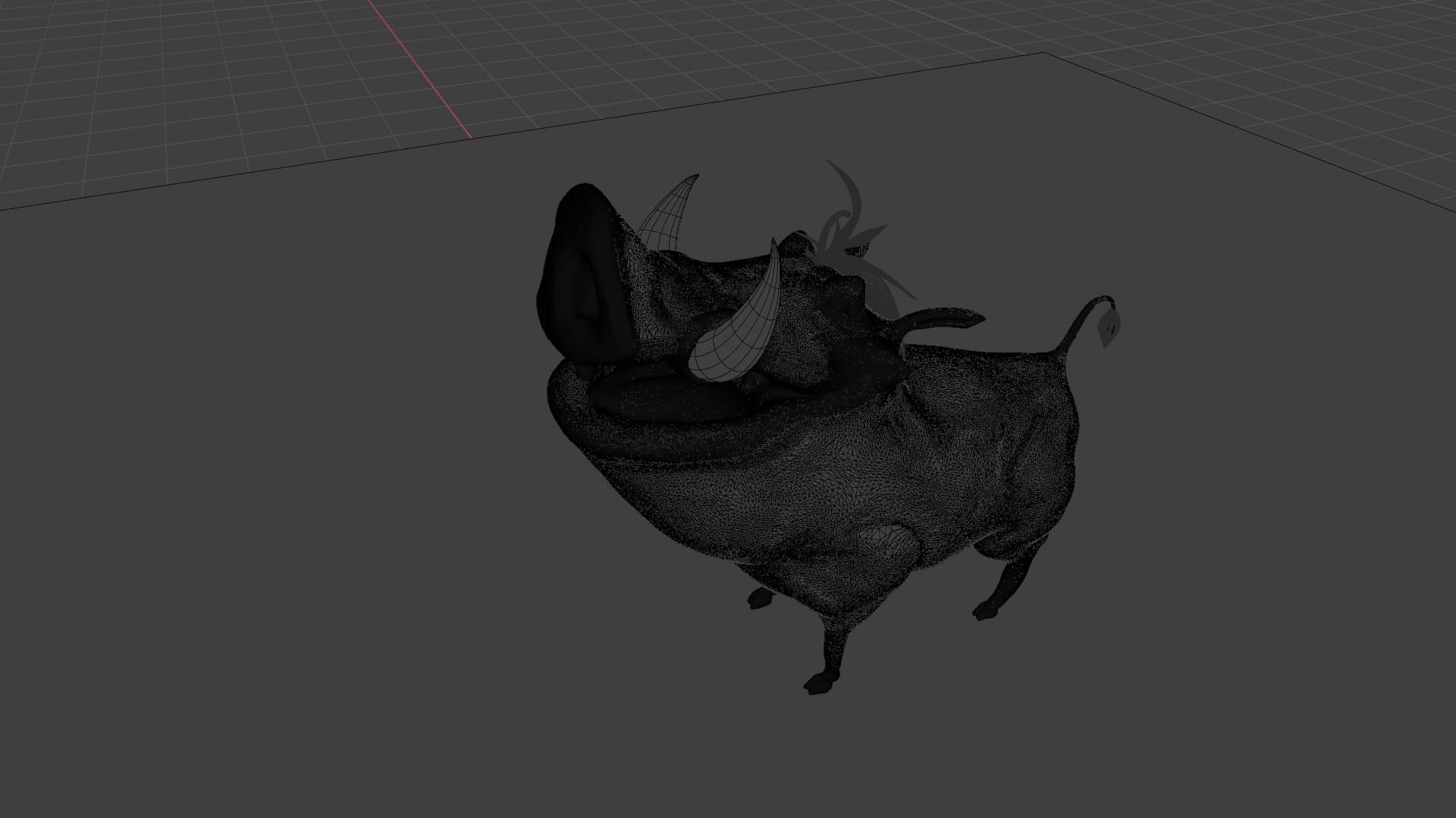 3D Model Cartoon Boar Pumba - TurboSquid 1808804