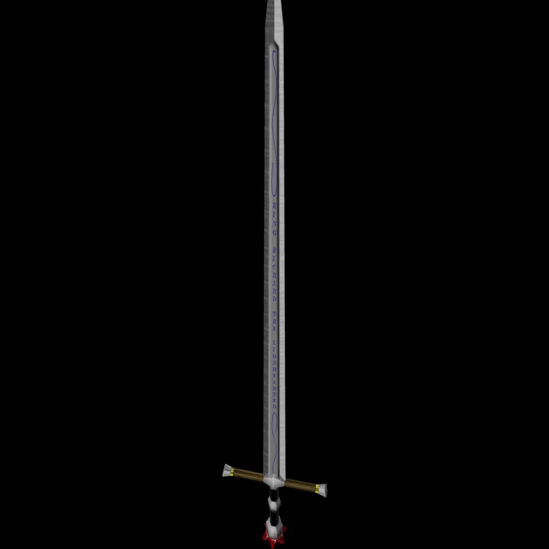 3d model of fantasy blade