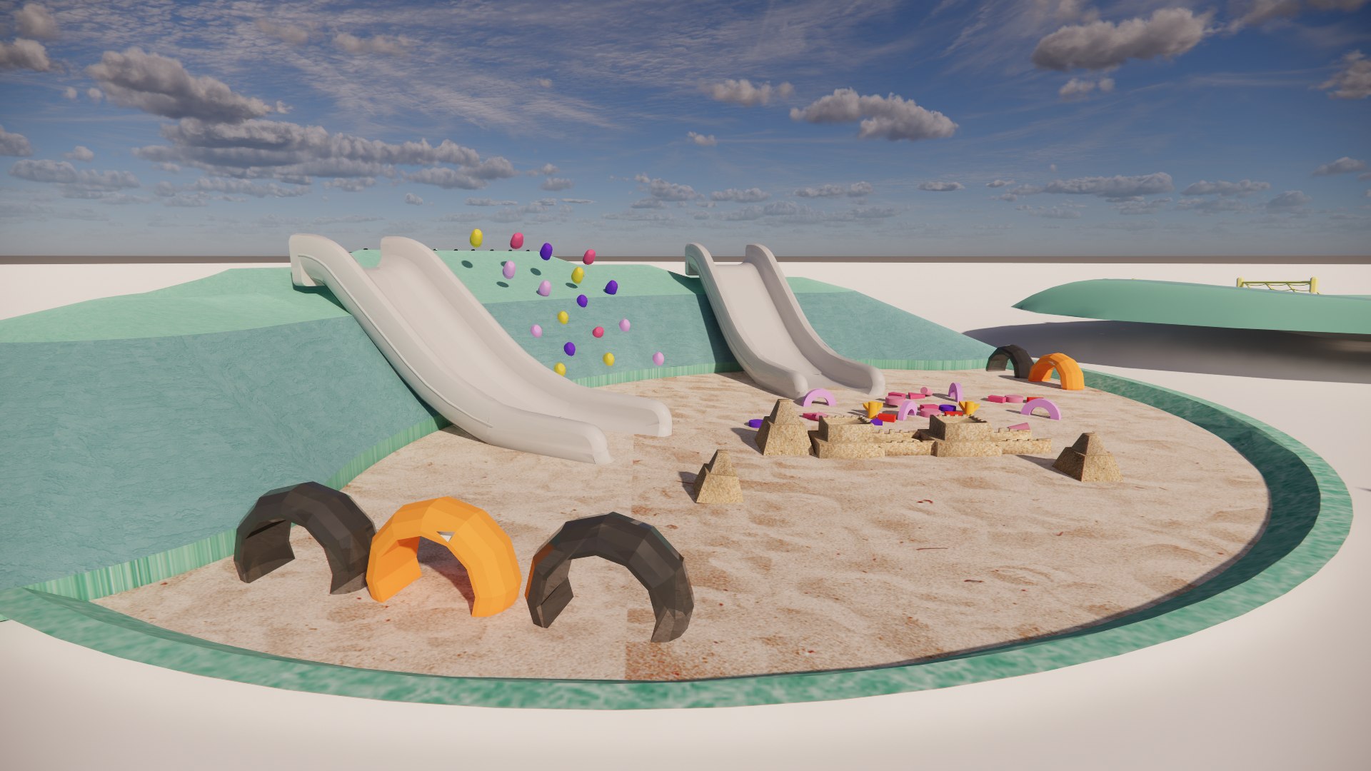 3D Sandbox Set For Playground-A4 - TurboSquid 2139082
