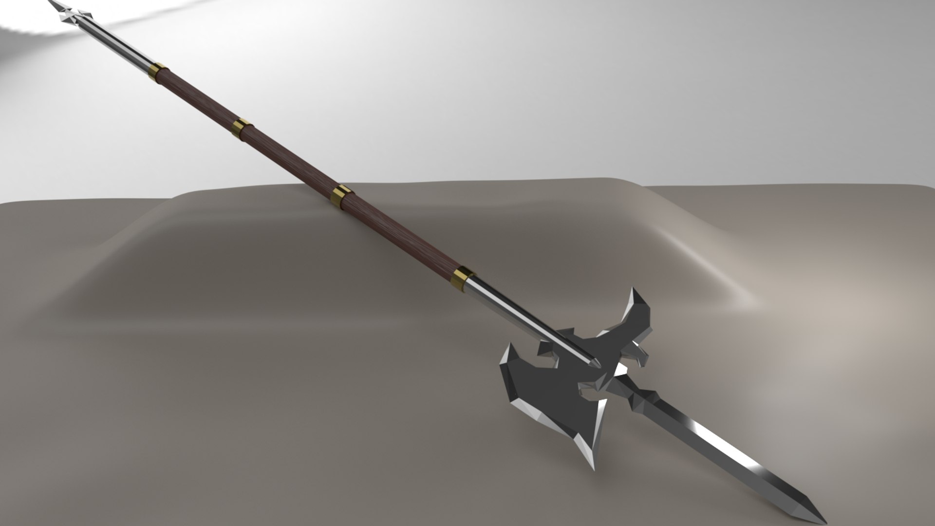 Kit 5 Pole Weapons 3D Model - TurboSquid 1264667