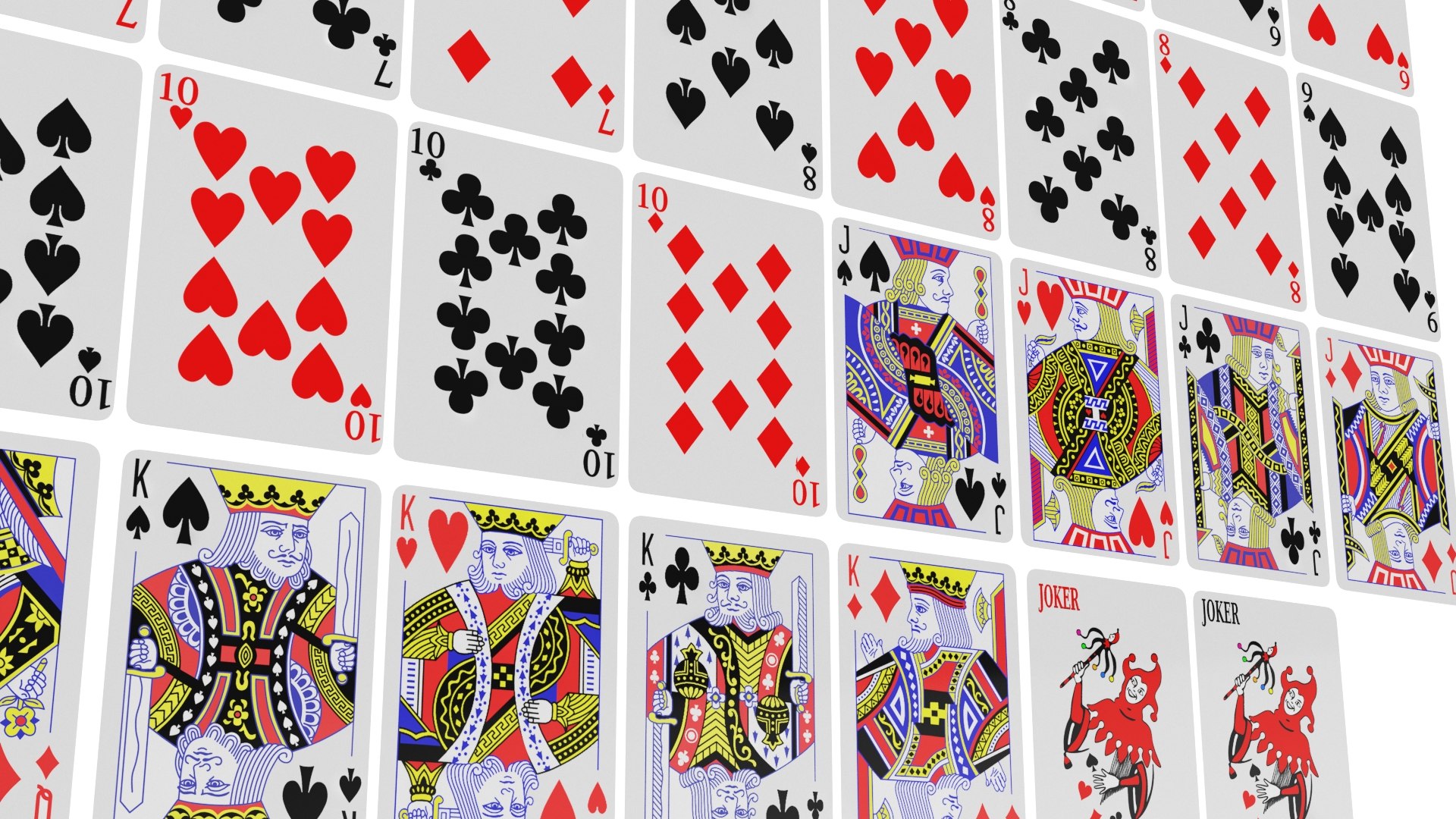 Playing Cards Model - TurboSquid 1867568