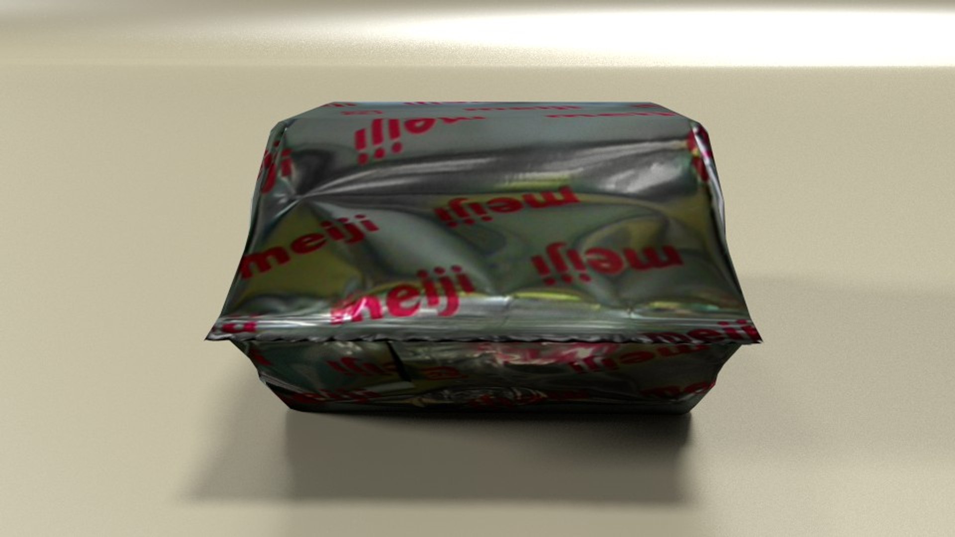 3d Meiji Cracker Box Model