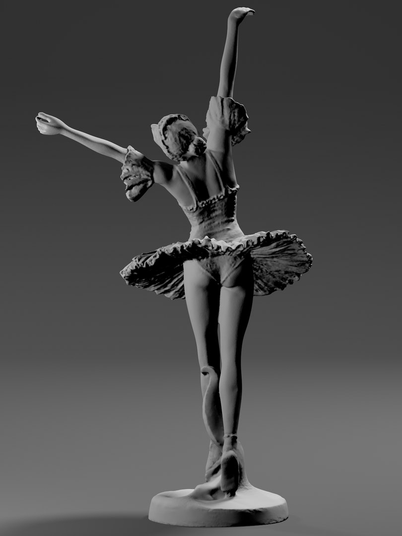 Statue Ballet Dancer 3D Model - TurboSquid 1572001