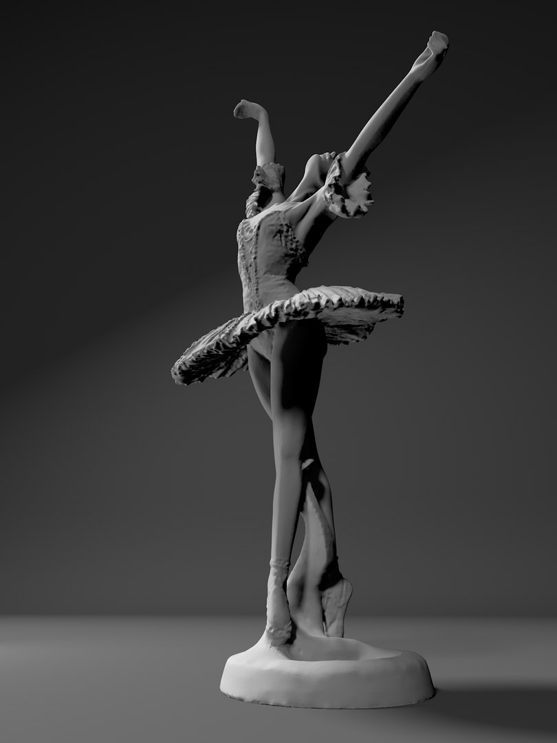 Statue Ballet Dancer 3D Model - TurboSquid 1572001