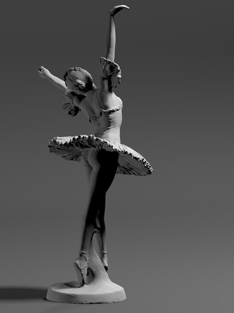 Statue Ballet Dancer 3D Model - TurboSquid 1572001