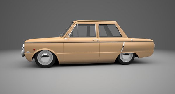 만화 자동차 ZAZ 968 3D 모델 - TurboSquid 1394233