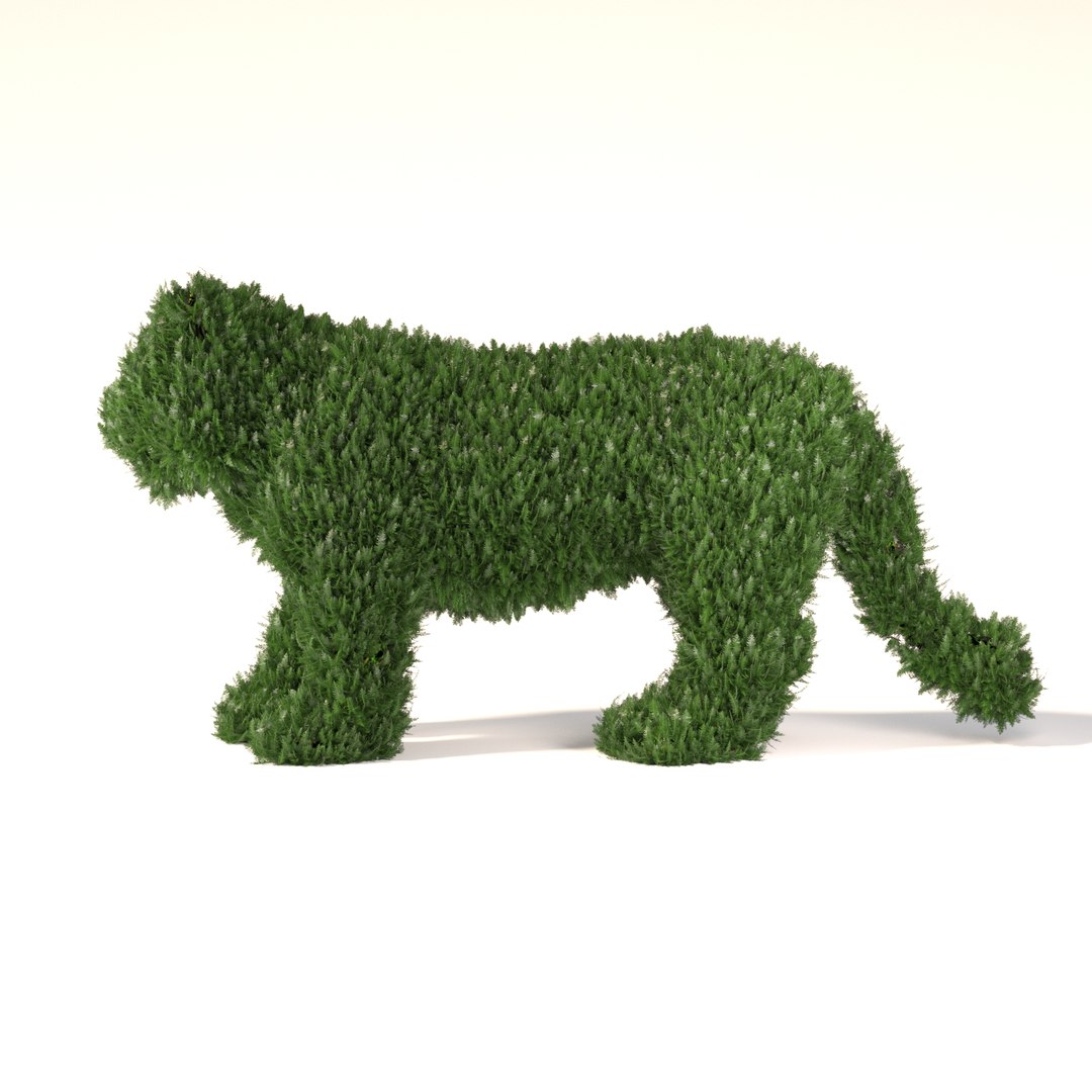 Bush Tiger 3D Model - TurboSquid 1896972