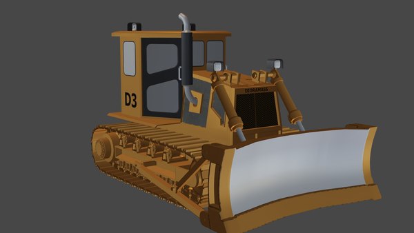 modelo 3d Heavy Bulldozer - TurboSquid 2005843