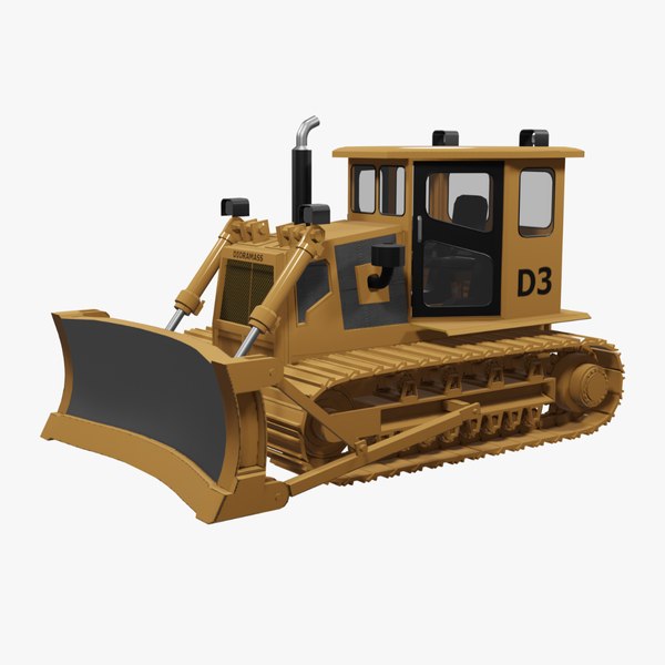 3D модель Heavy Bulldozer - TurboSquid 2005843