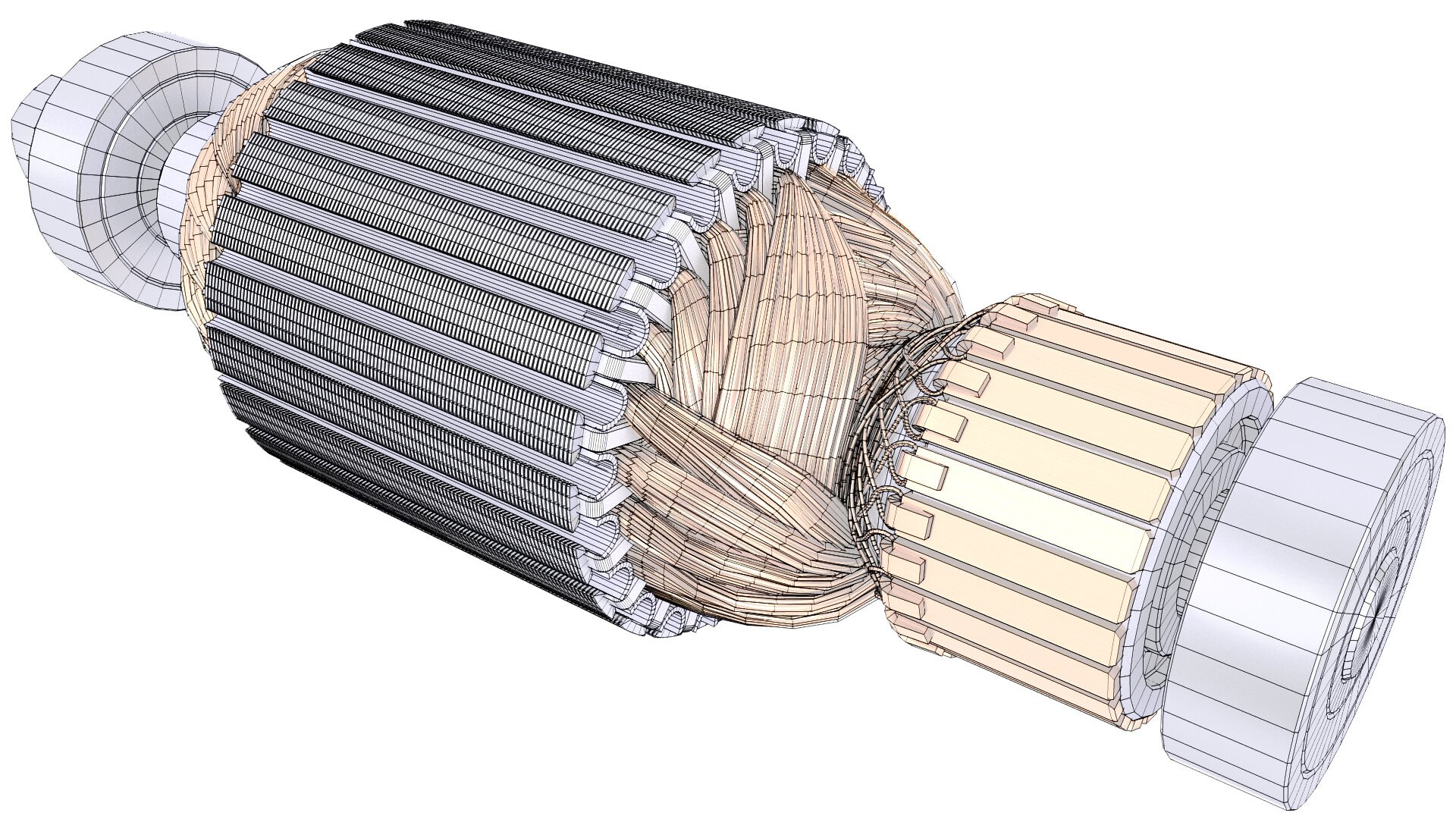 Rotor Electric Motor Model - TurboSquid 1679893