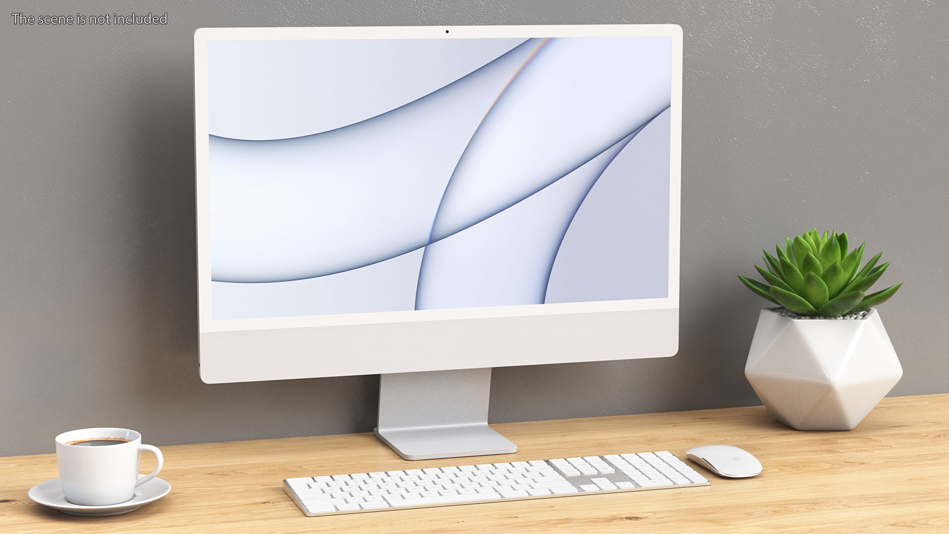Apple IMac 2021 Silver 3D Model - TurboSquid 1763543