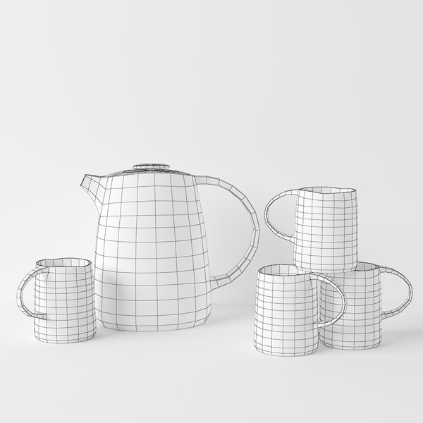 kitchen set w002 dark 3d max