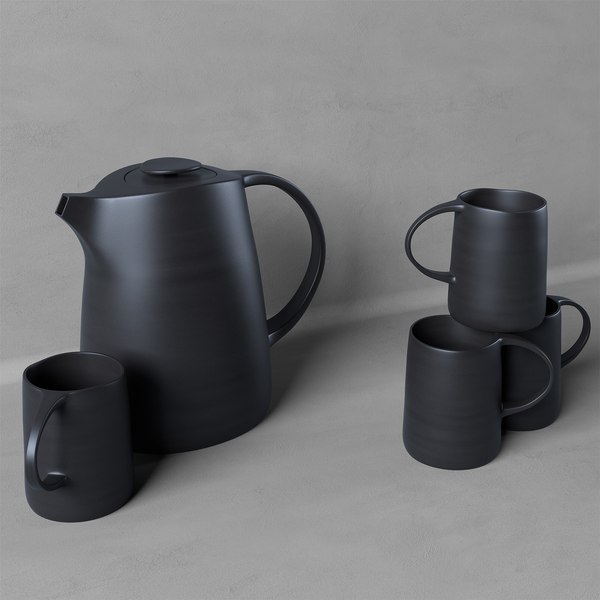 kitchen set w002 dark 3d max