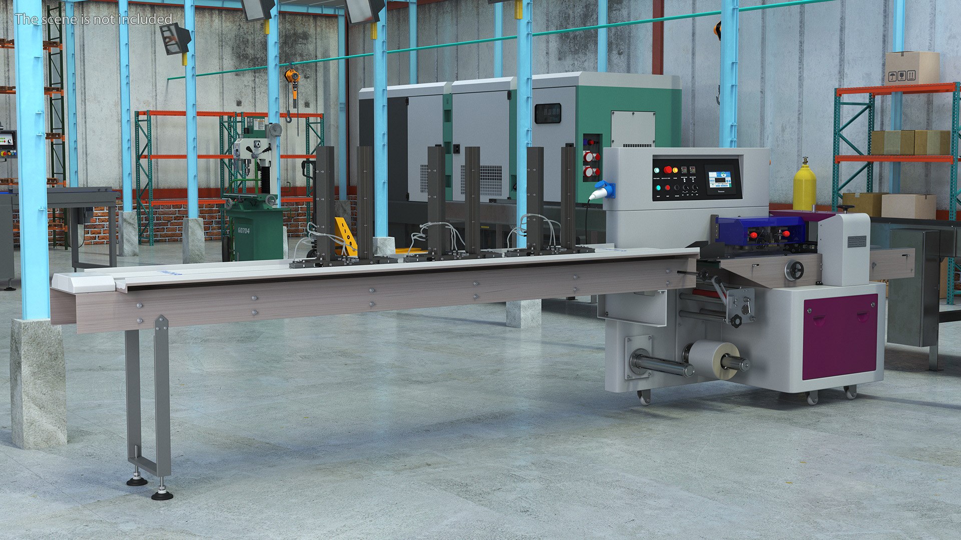 Automatic Packing Line Machine Fur 3D - TurboSquid 2258189