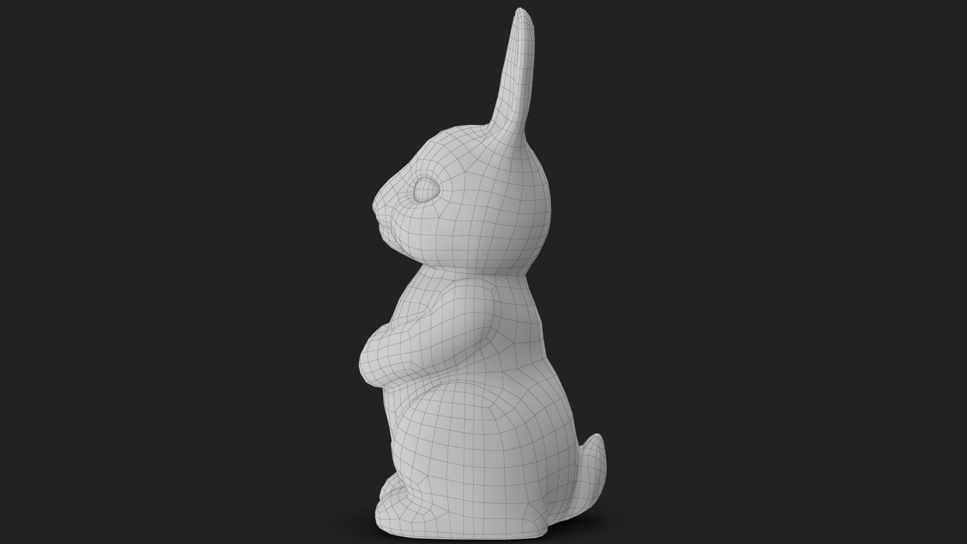 3D Model Milk Chocolate Bunny - TurboSquid 1537541