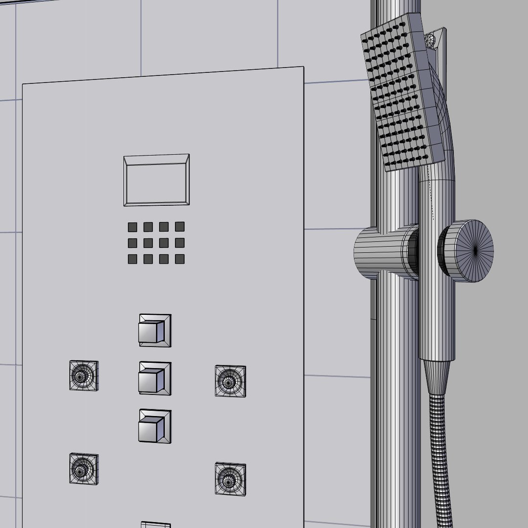 Bathroom Shower Obj