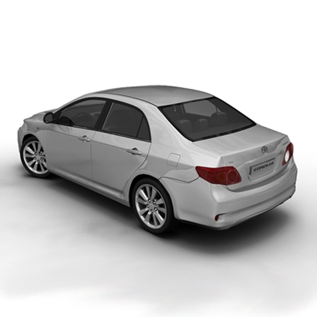 Toyota Corolla 3d Model