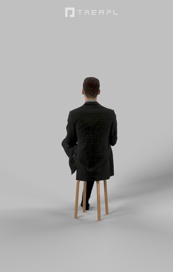 3D Peter Sitting Clapping Model - TurboSquid 1421213