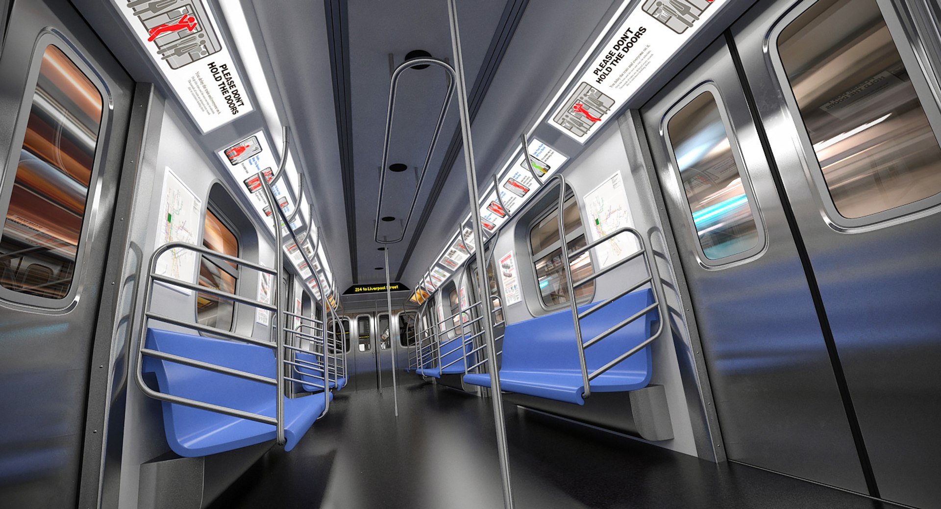 3D Model Subway Passanger Wagon R160 - TurboSquid 1255700