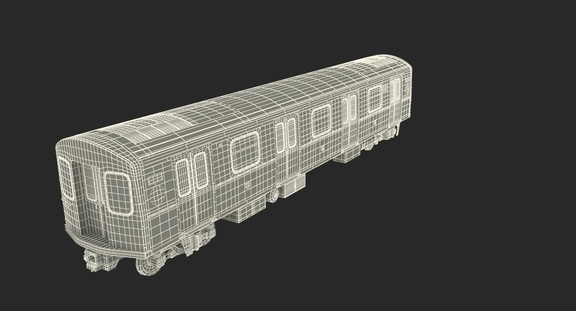 3D Model Subway Passanger Wagon R160 - TurboSquid 1255700