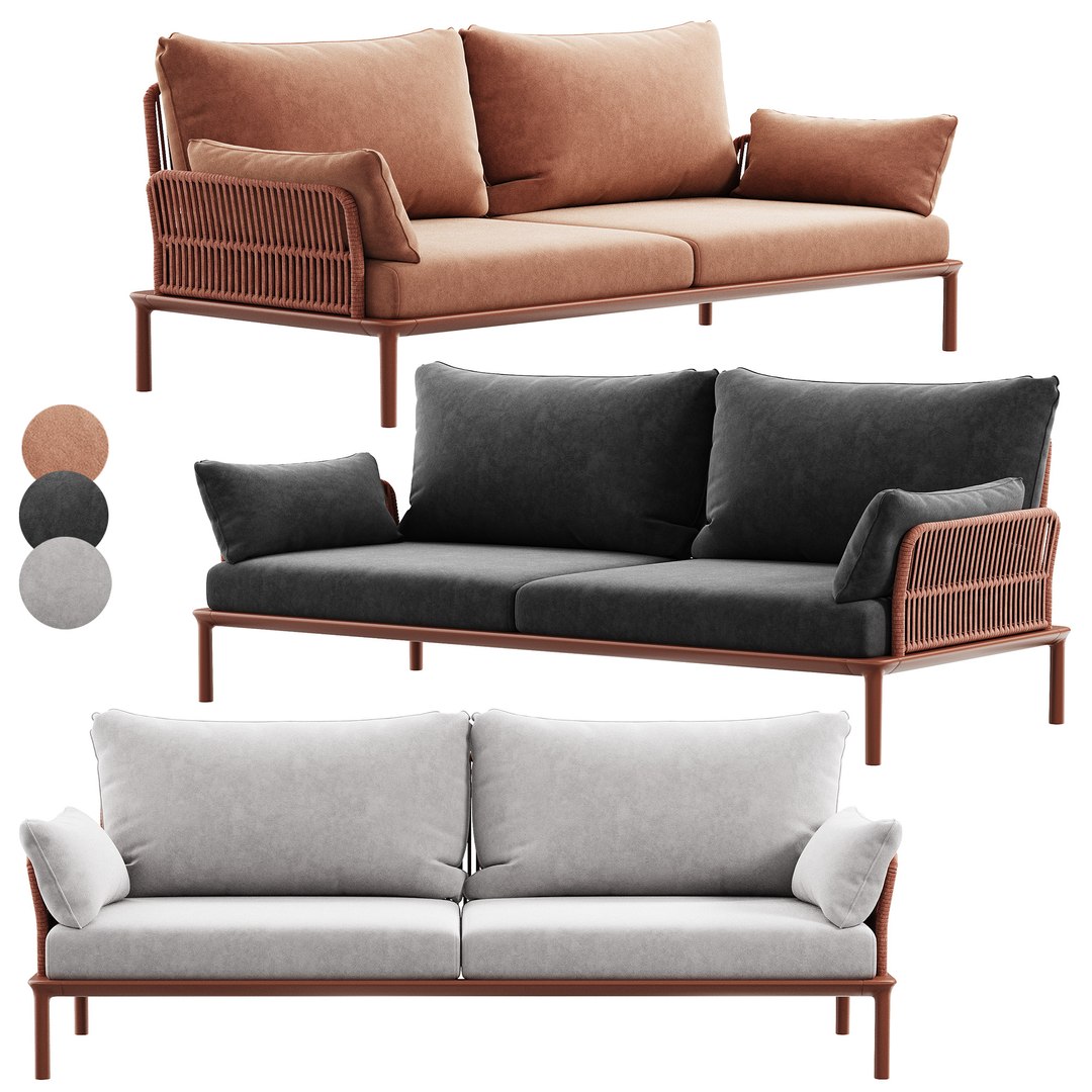 Reva Twist Pedrali-Sofa 3D-Modell - TurboSquid 2005558