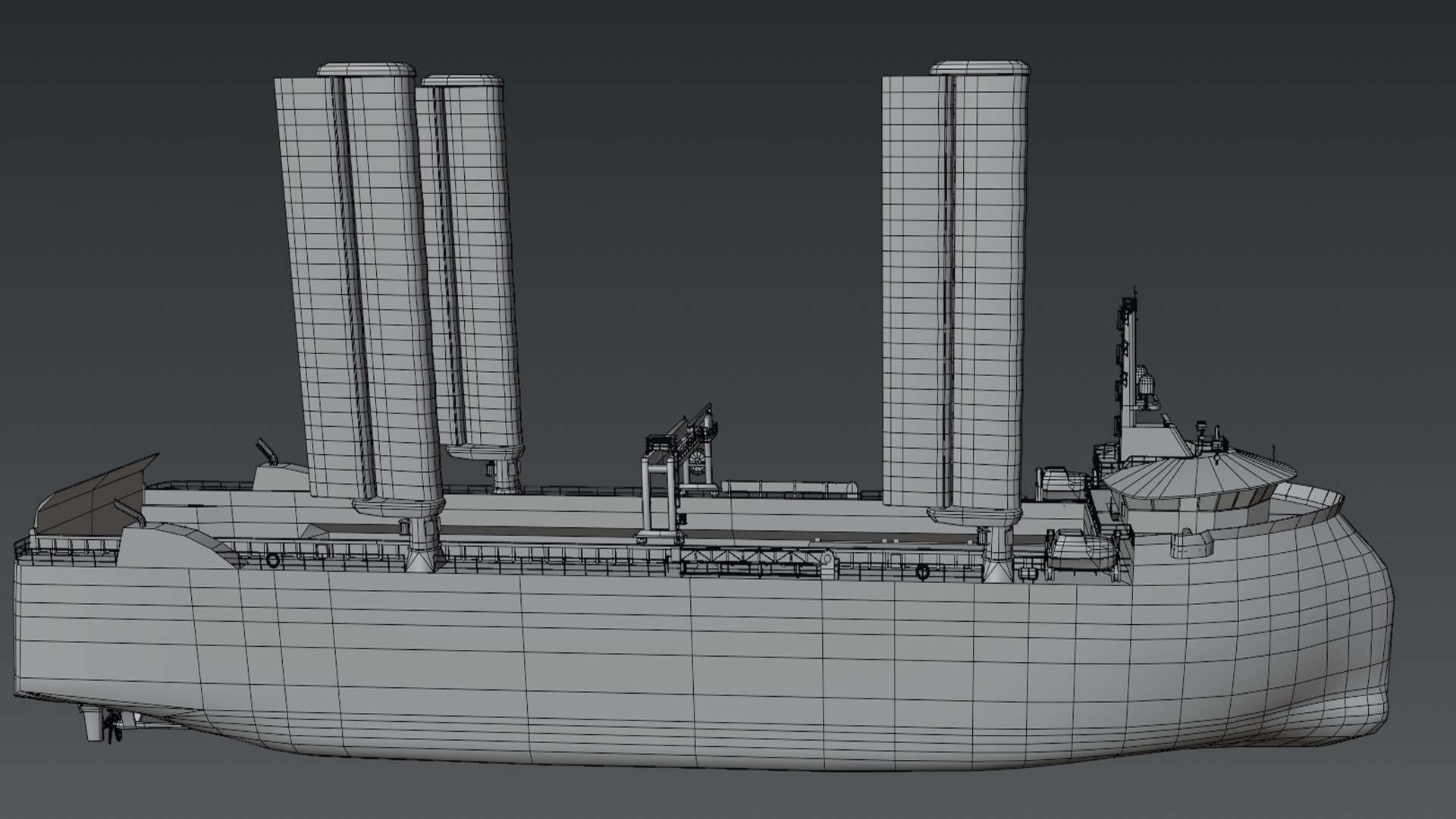Wind-powered Canopee Ro-Ro Vessel 3D Model - TurboSquid 2146377